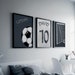 Personalized Soccer Poster Set – Customisable Football Wall Art, Kids ...