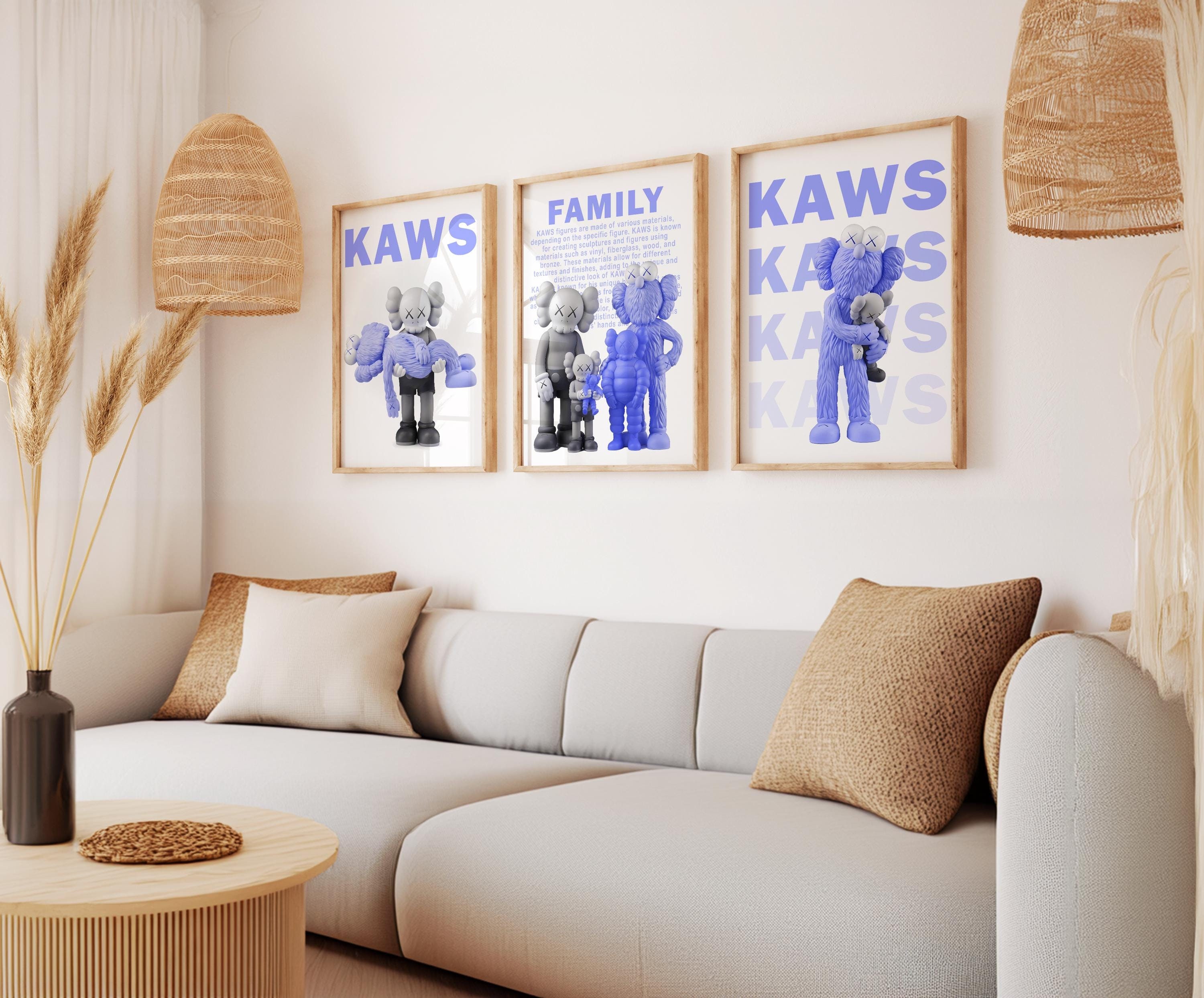 Blue Kaws - Etsy Blue Kaws - Etsy