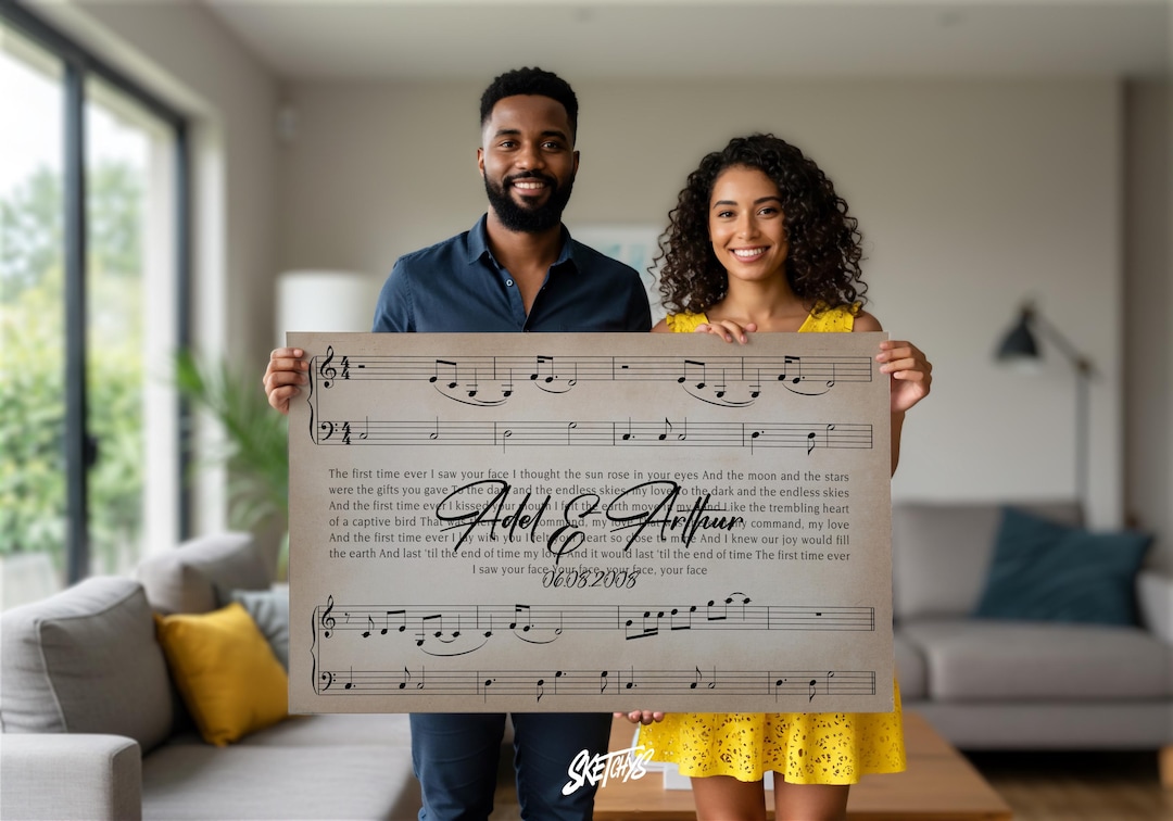 Personalized Wedding Song Art Personalized Wedding Poster Wedding Music ...