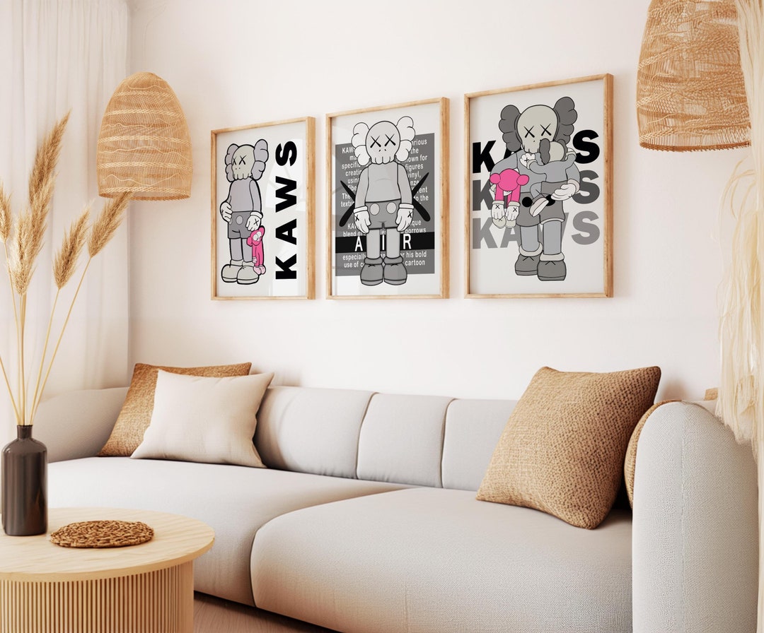 Kaw Poster Set Gray-pink, Hypebeast Toys Posters, Kaw Posters ...