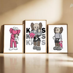 Kaws Poster Set: Hypebeast Toys, Kids Room Decor (digital Download) - Etsy