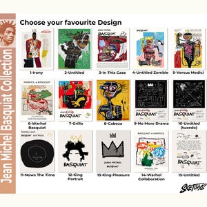 Jean Michel Basquiat Art Prints, Basquiat Digital Poster Download ...