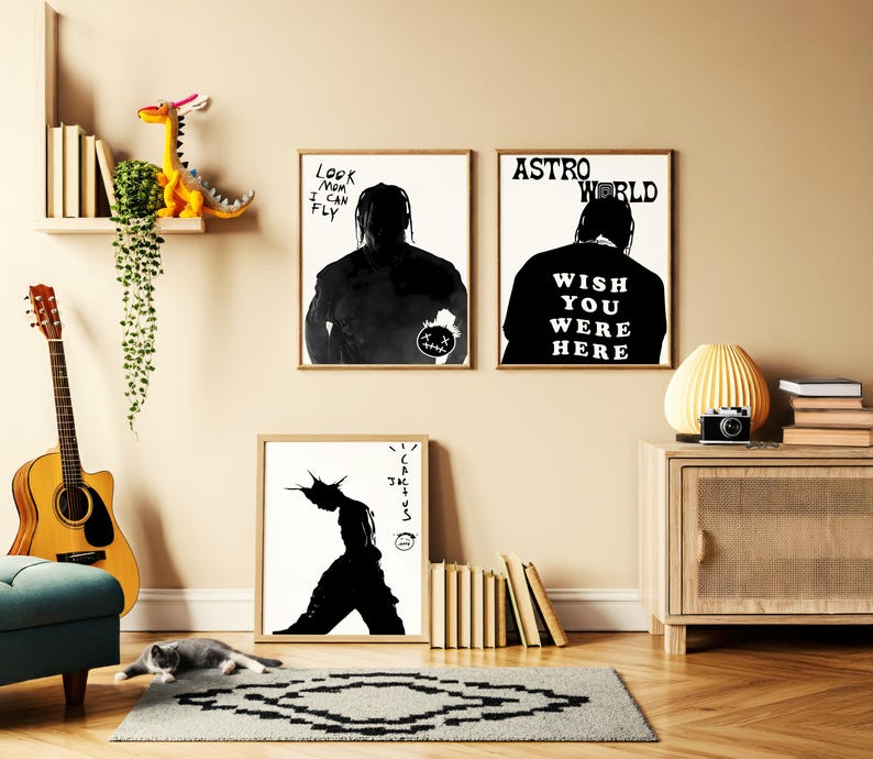 Travis Scott Astroworld Poster Set: Fan Art Prints (digital Download ...