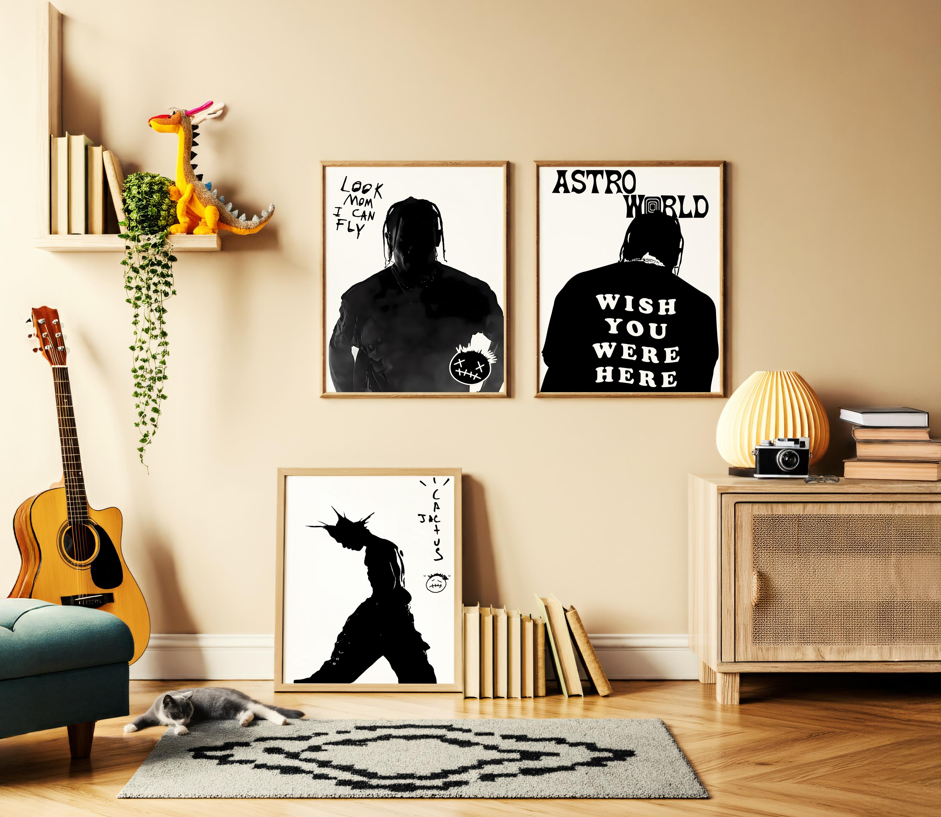 Travis Scott Astroworld Poster Set: Fan Art Prints (digital Download ...