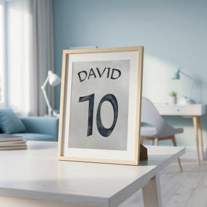 Personalized Soccer Poster Set – Customisable Football Wall Art, Kids ...