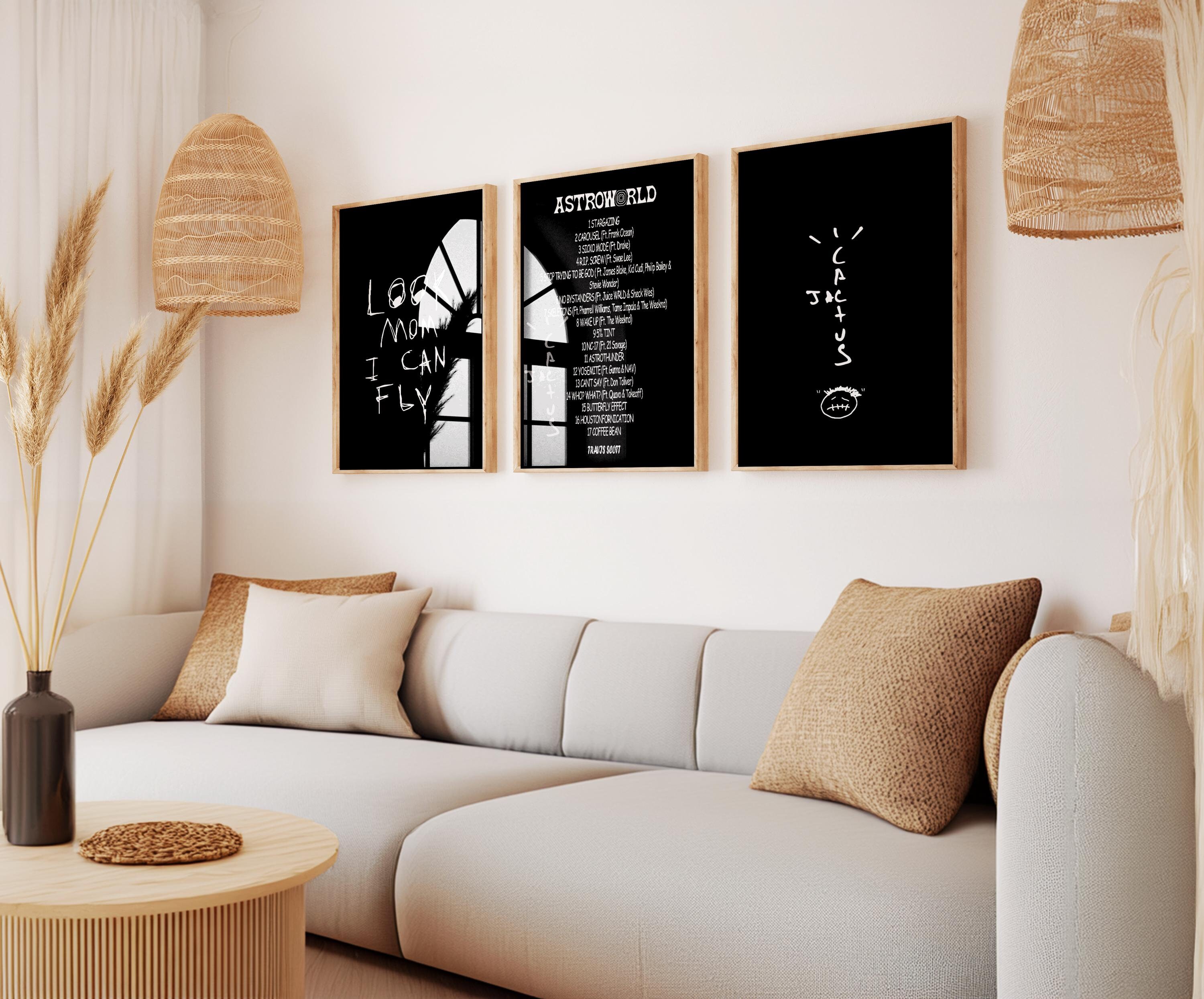 Travis Scott Astroworld Fan Art Poster Set | Travis Scott Album ...