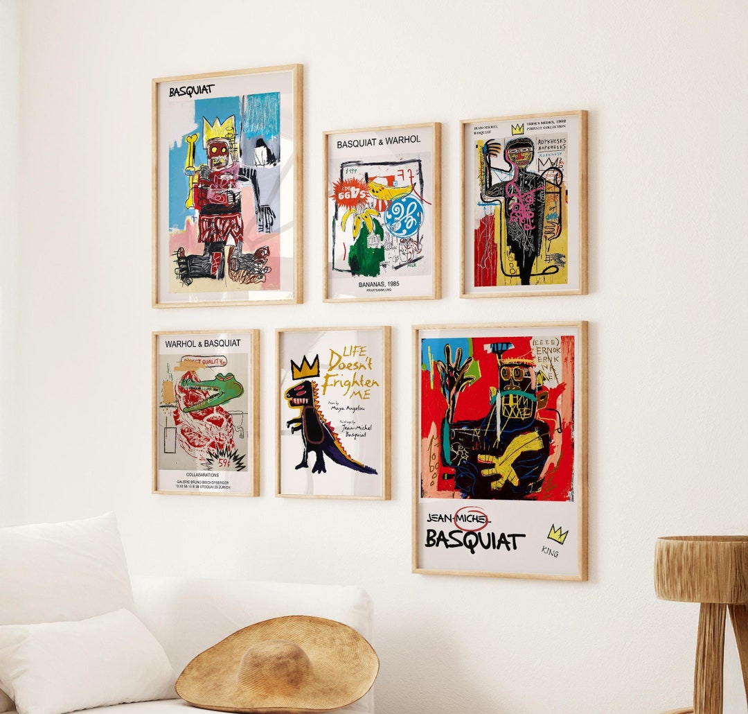 Jean Michel Basquiat Prints, Graffiti Wall Art Basquiat, Street Art ...