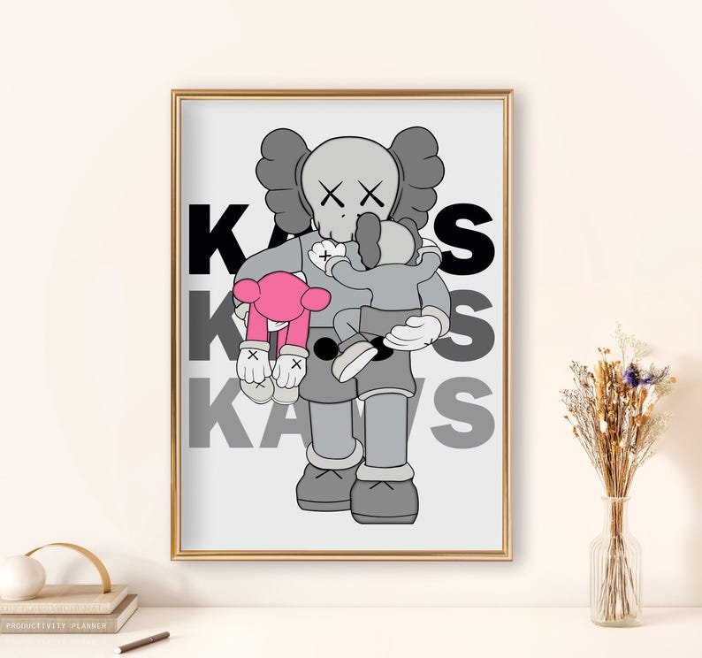 Kaw Poster Set Gray-pink, Hypebeast Toys Posters, Kaw Posters ...