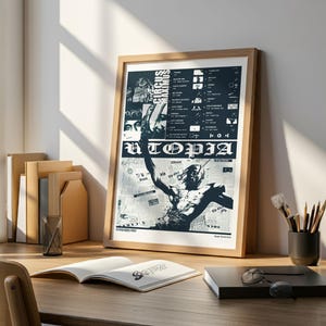 Travis Scott Utopia Album Cover Art Poster - Limited Edition Print - Etsy
