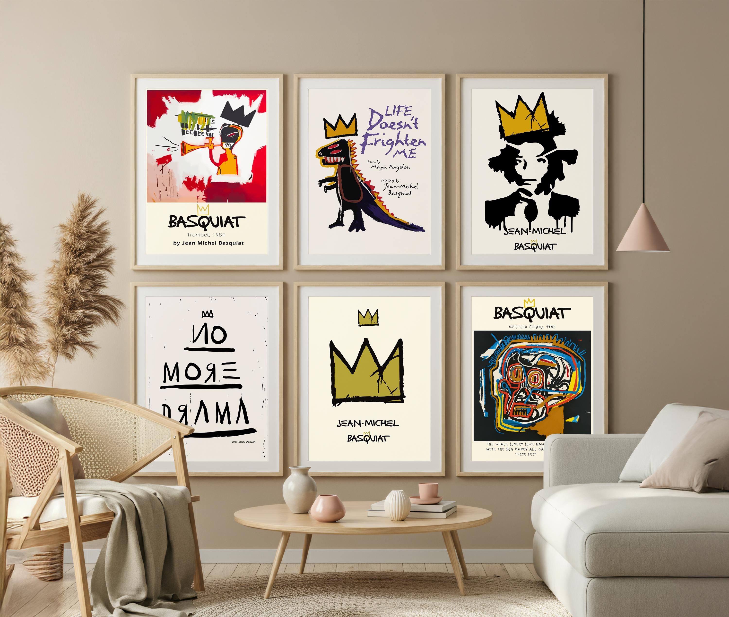 Jean Michel Basquiat Poster, Basquiat Digital Wall Art, Download,choose ...