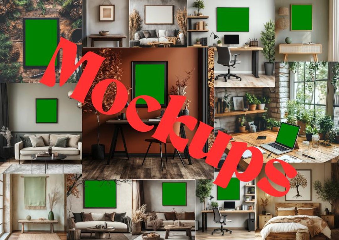 13 Exclusive High-resolution Mockups Bundle for Your Products - Etsy