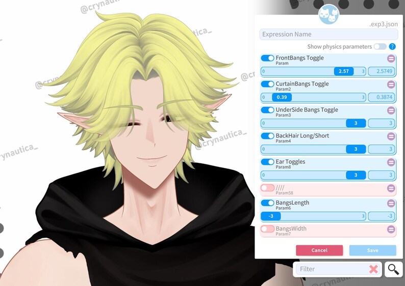 Grim the Reaper / Premade Male Customizable Vtuber Model - Etsy