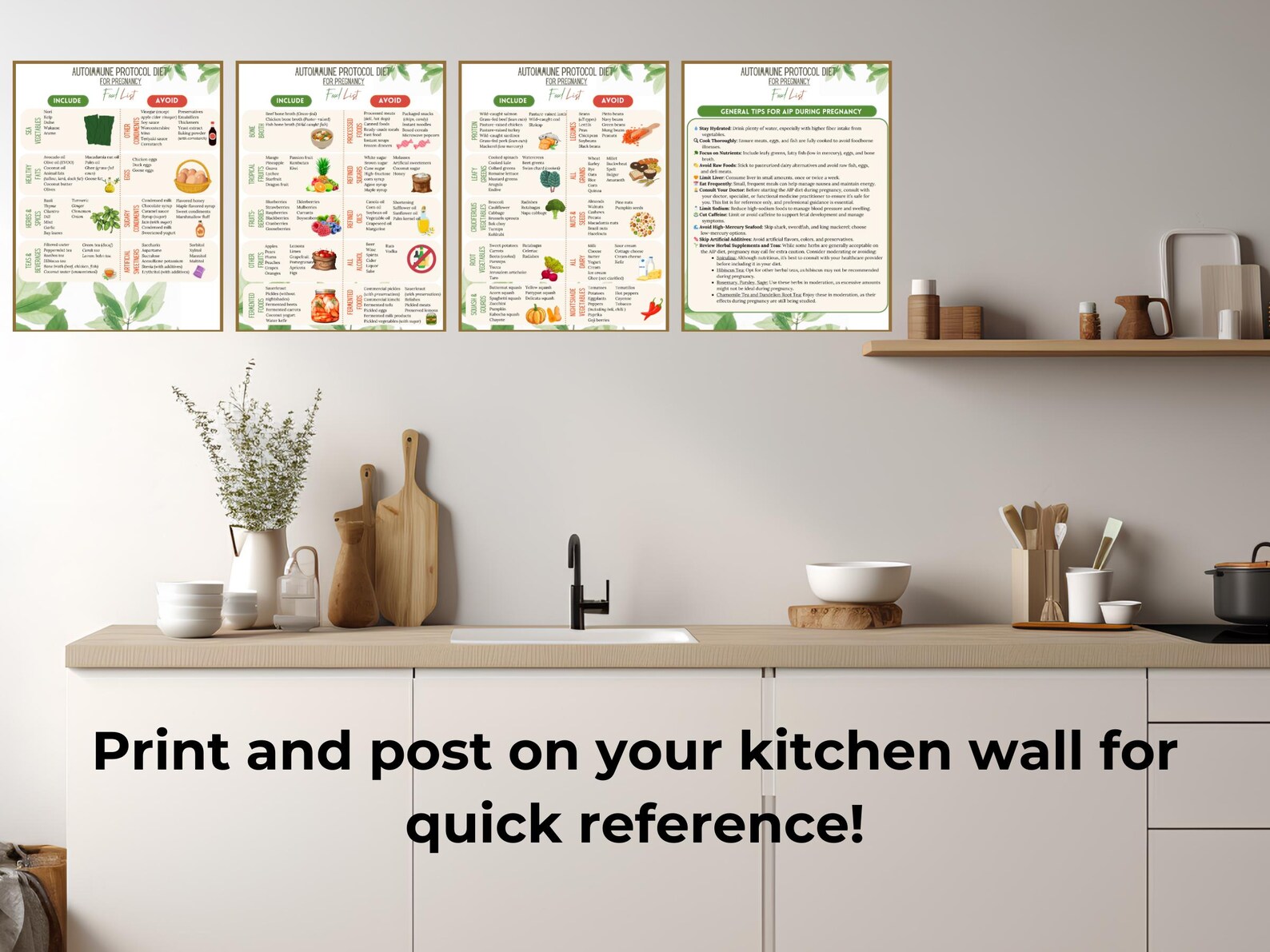 AIP Pregnancy Food List | 120+ Items to Include & 120+ Items to Avoid ...