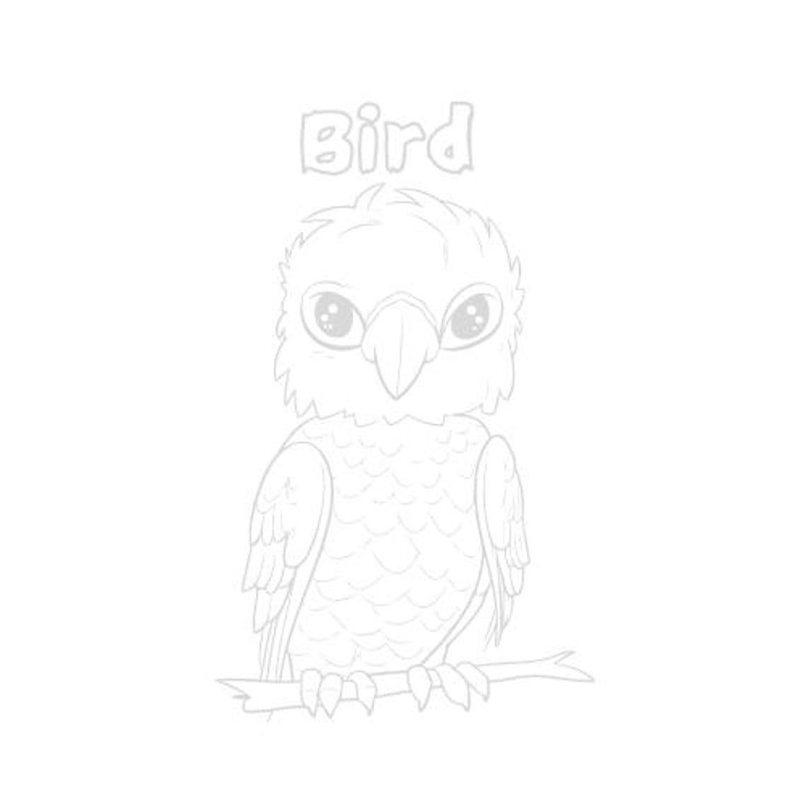 Cute Pet Animal Digital Coloring Pages for Kids ,printable Pet, Animals ...