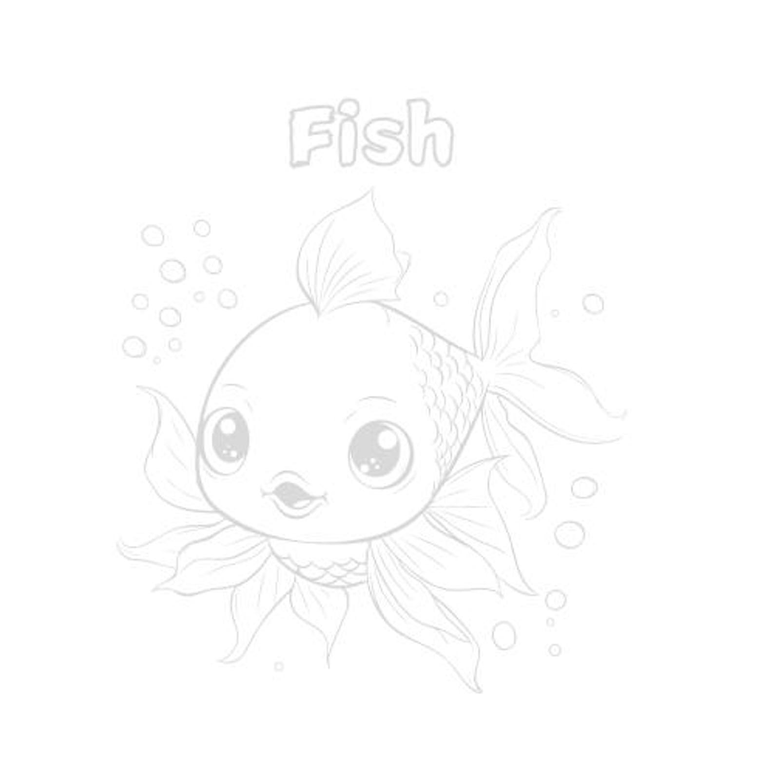 Cute Pet Animal Digital Coloring Pages for Kids ,printable Pet, Animals ...