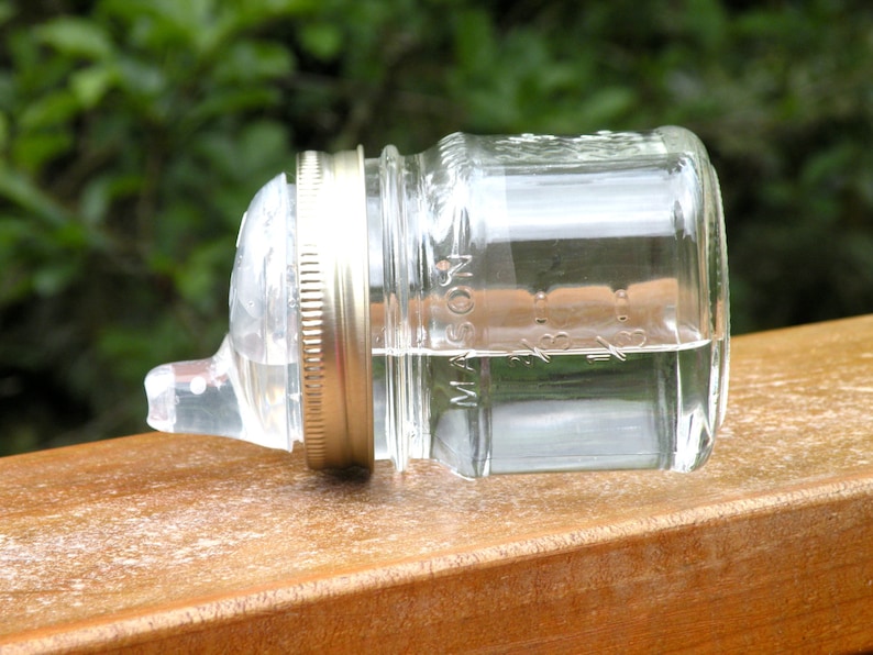 Square Canning Jar Glass Sippy Cup - Etsy