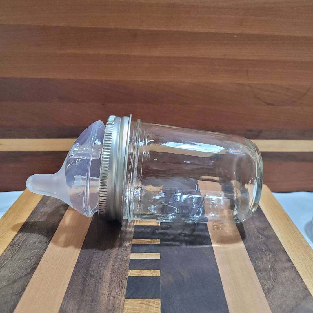 Canning Jar Glass Sippy Cup - Etsy