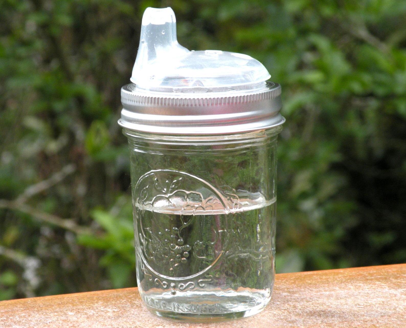 Mason Jar Glass Sippy Cup - Etsy