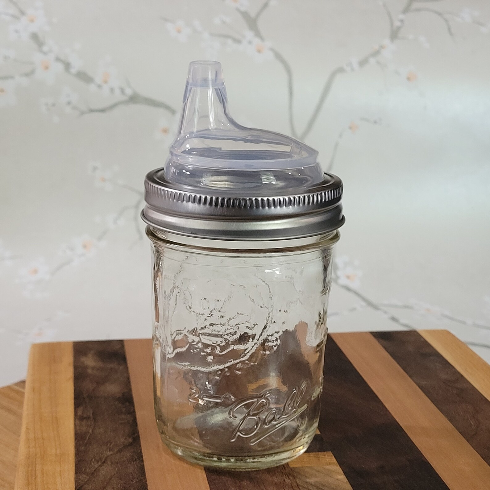 Mason Jar Glass Sippy Cup - Etsy