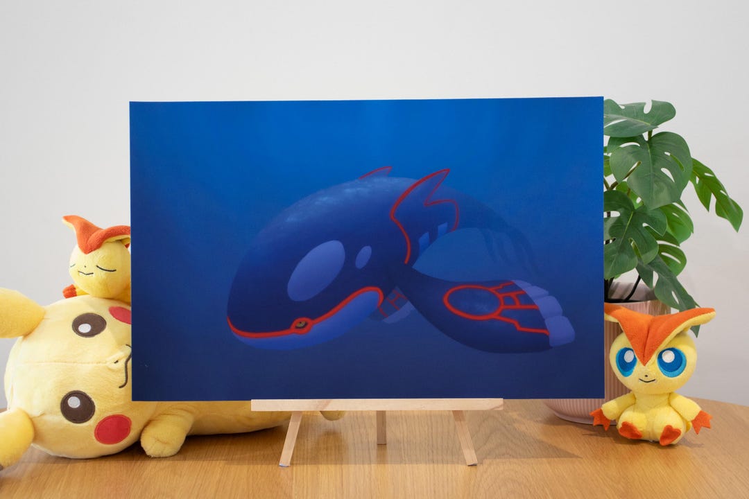 Pokemon Kyogre Art Print - Etsy