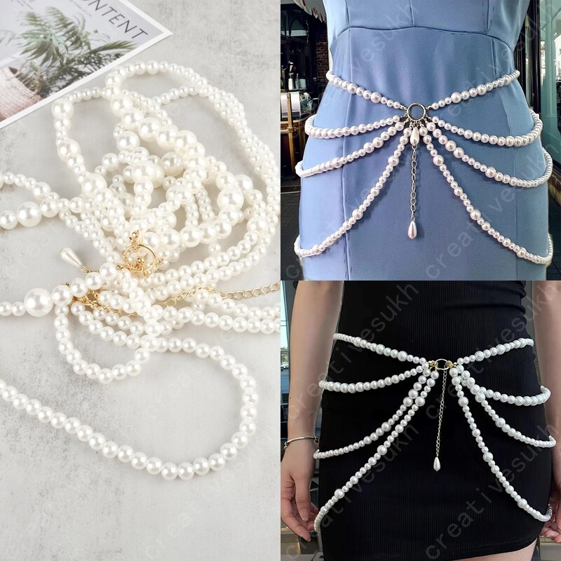 Pearl Belt - Etsy