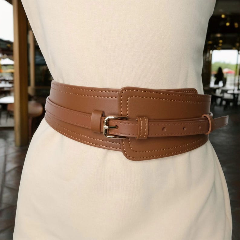 Wide Leather Belts,custom Belt Storage Boxes,double-layer Cowhide Wide ...