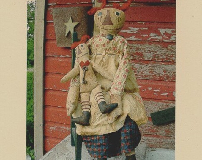 Primitive E-pattern My Little Annie A Dozen Dollies - Etsy