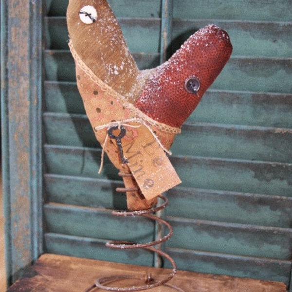 Primitive Valentine - Etsy