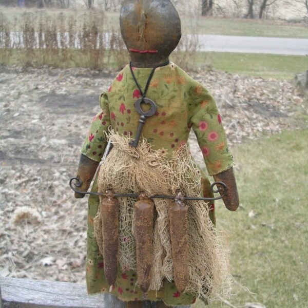 Primitive Cloth Doll - Etsy