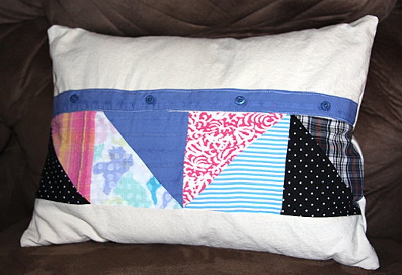 Quilted PATTERN Quilt Memory Pillow Cover Keepsake - Etsy