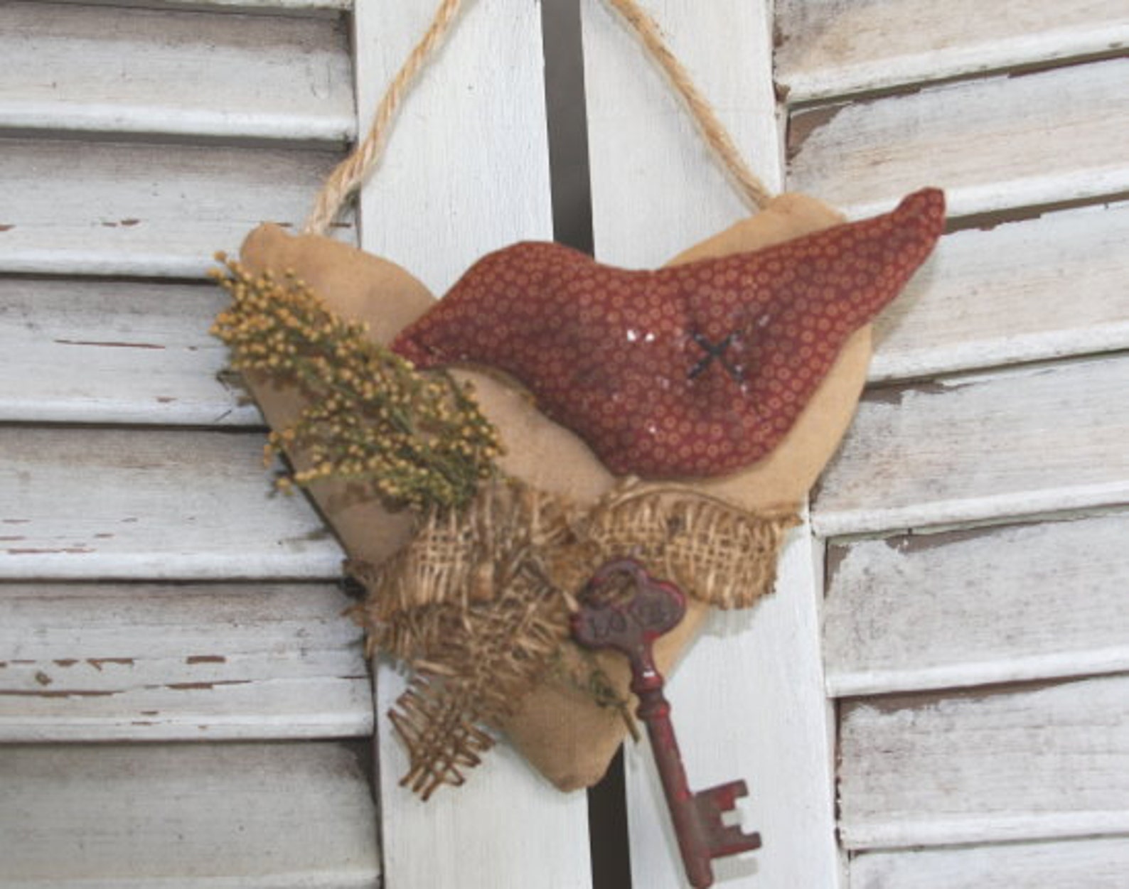 Primitive Valentine PATTERN Digital E Pattern Instant Download A ...