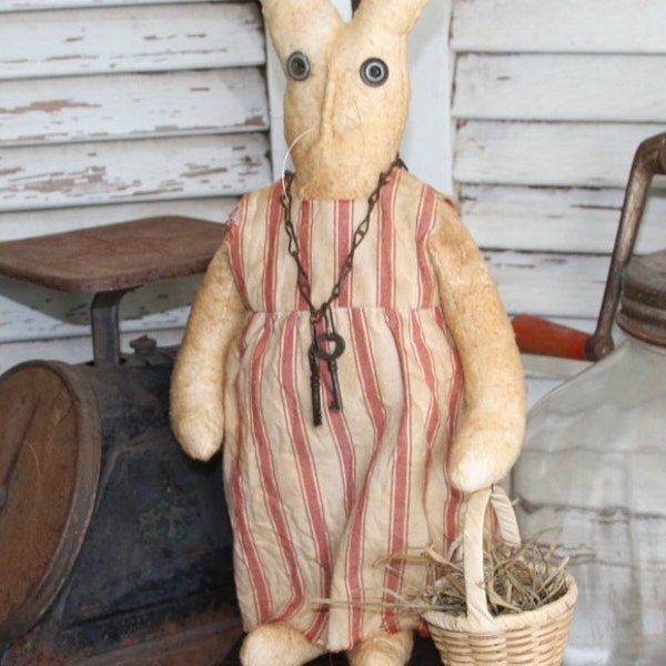 Primitive Rabbit - Etsy