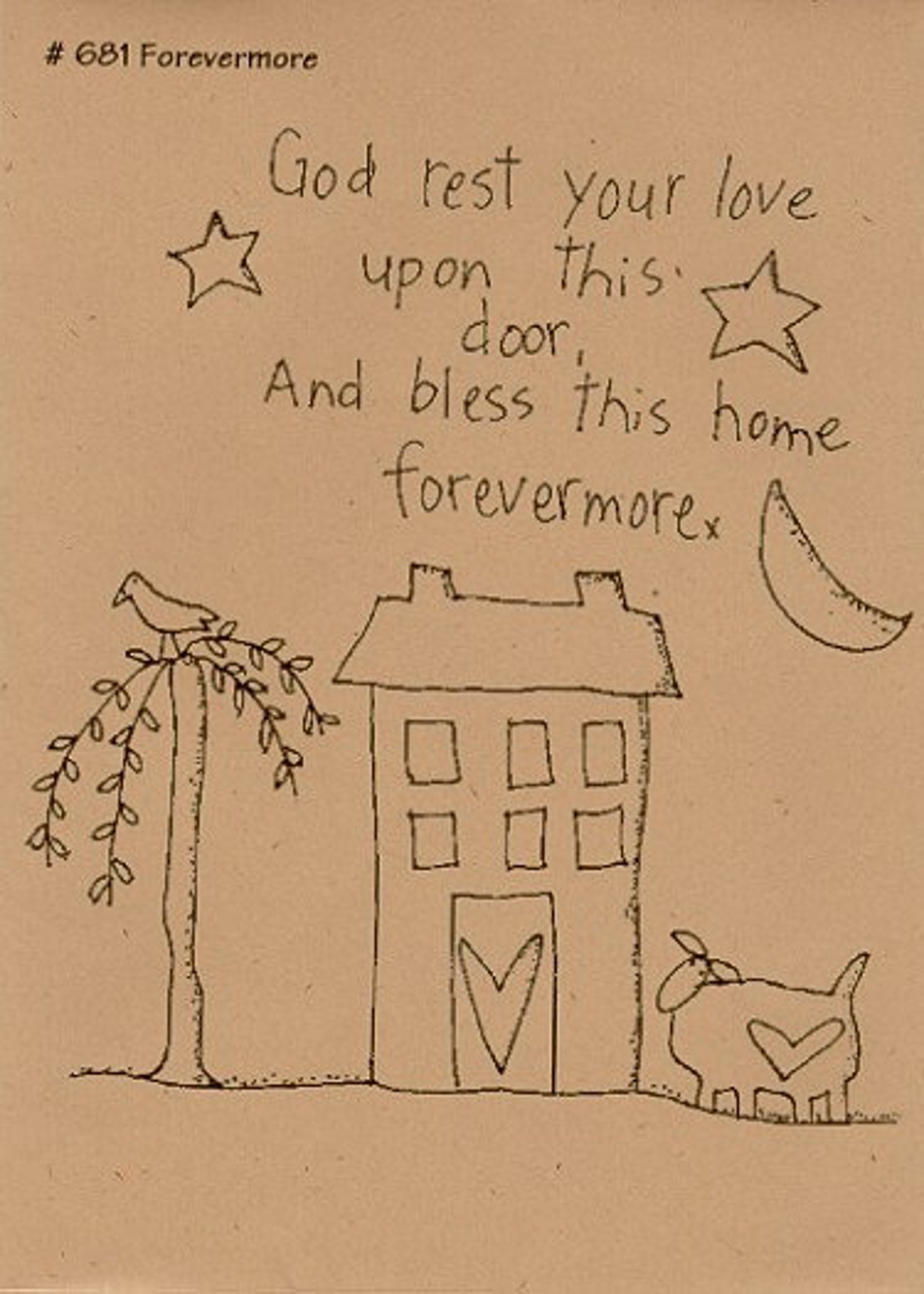 Primitive Stitchery Digital Download E Pattern Folk Art Pattern Folk ...