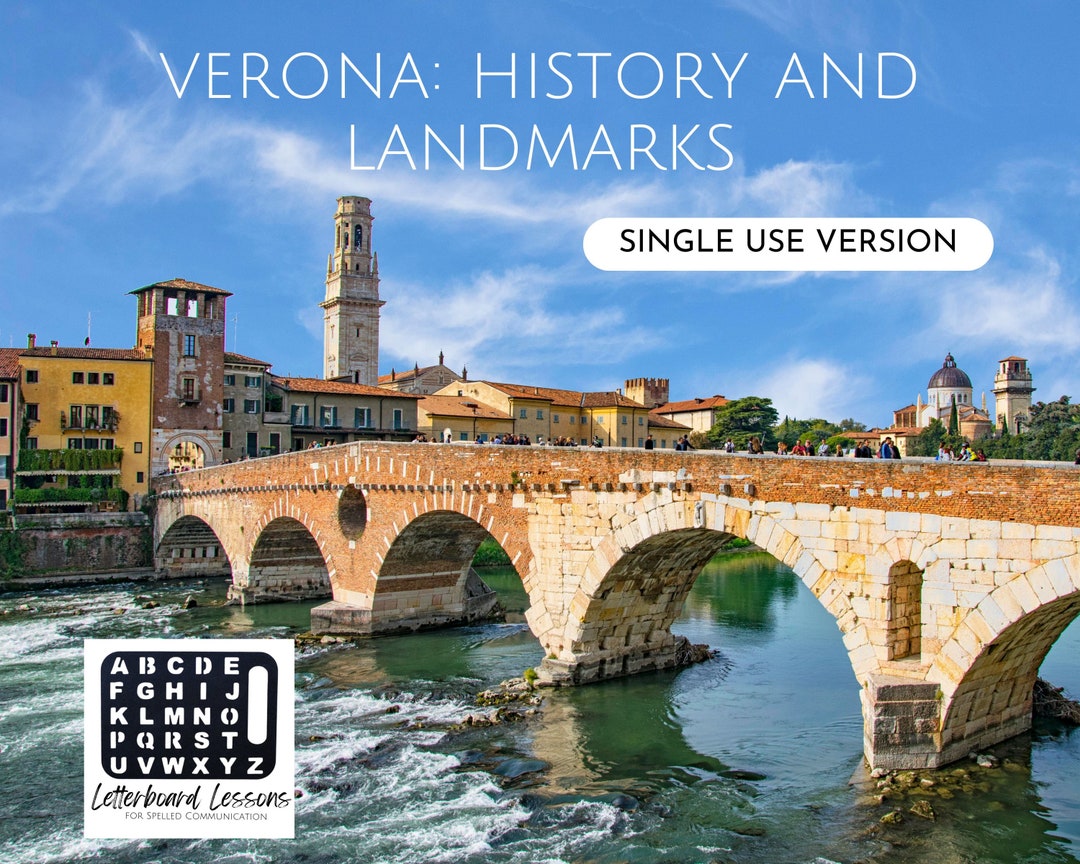 Verona History & Landmarks Letterboard Lesson: Spelled Communication ...