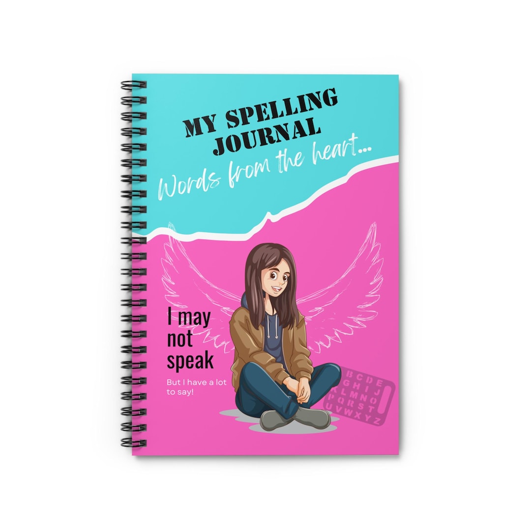 Letterboard Spelling Journal for Teen Girl, Words From the Heart ...