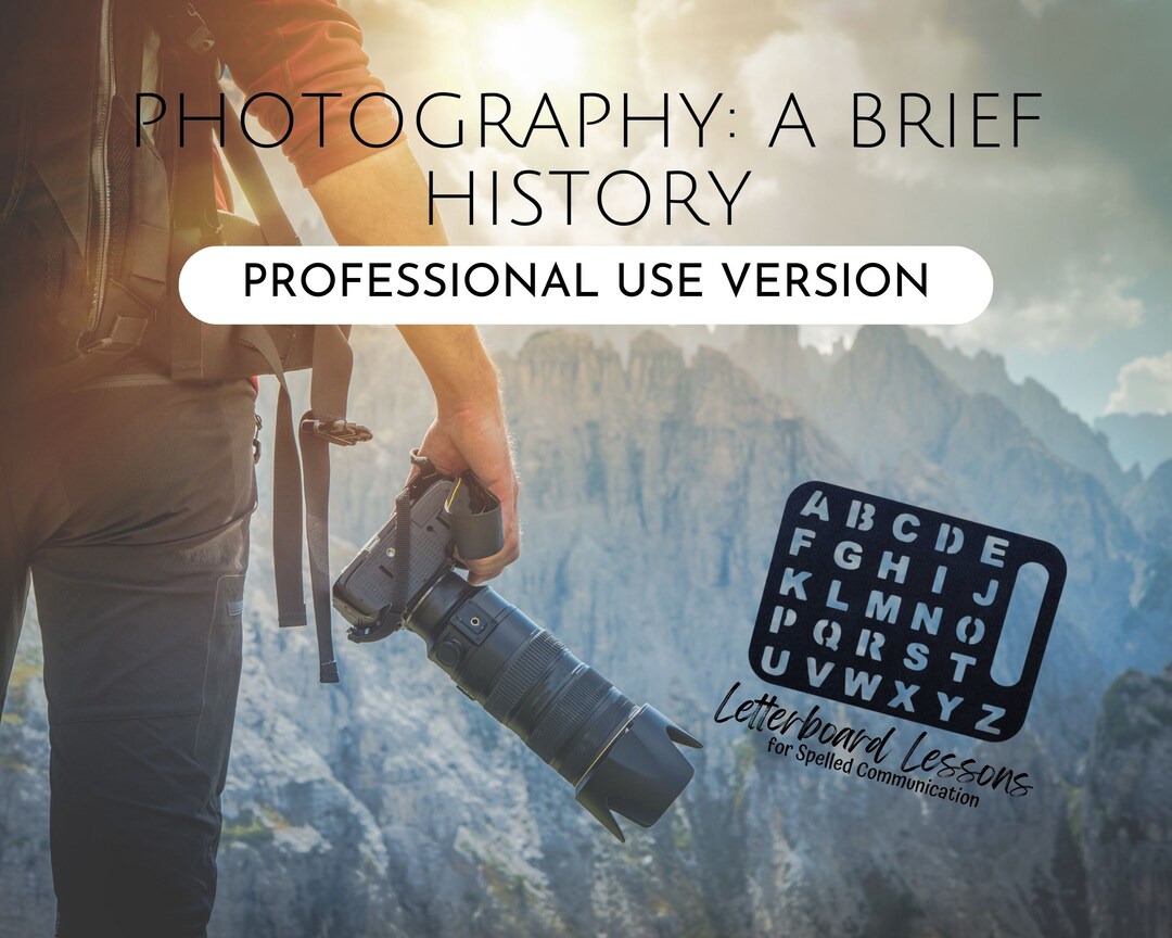 Photography History Lesson: Letterboard Communication (professional Use ...