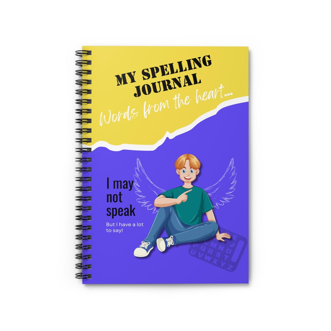 Letterboard Spelling Journal: Teen Boy Communication Aid - Etsy