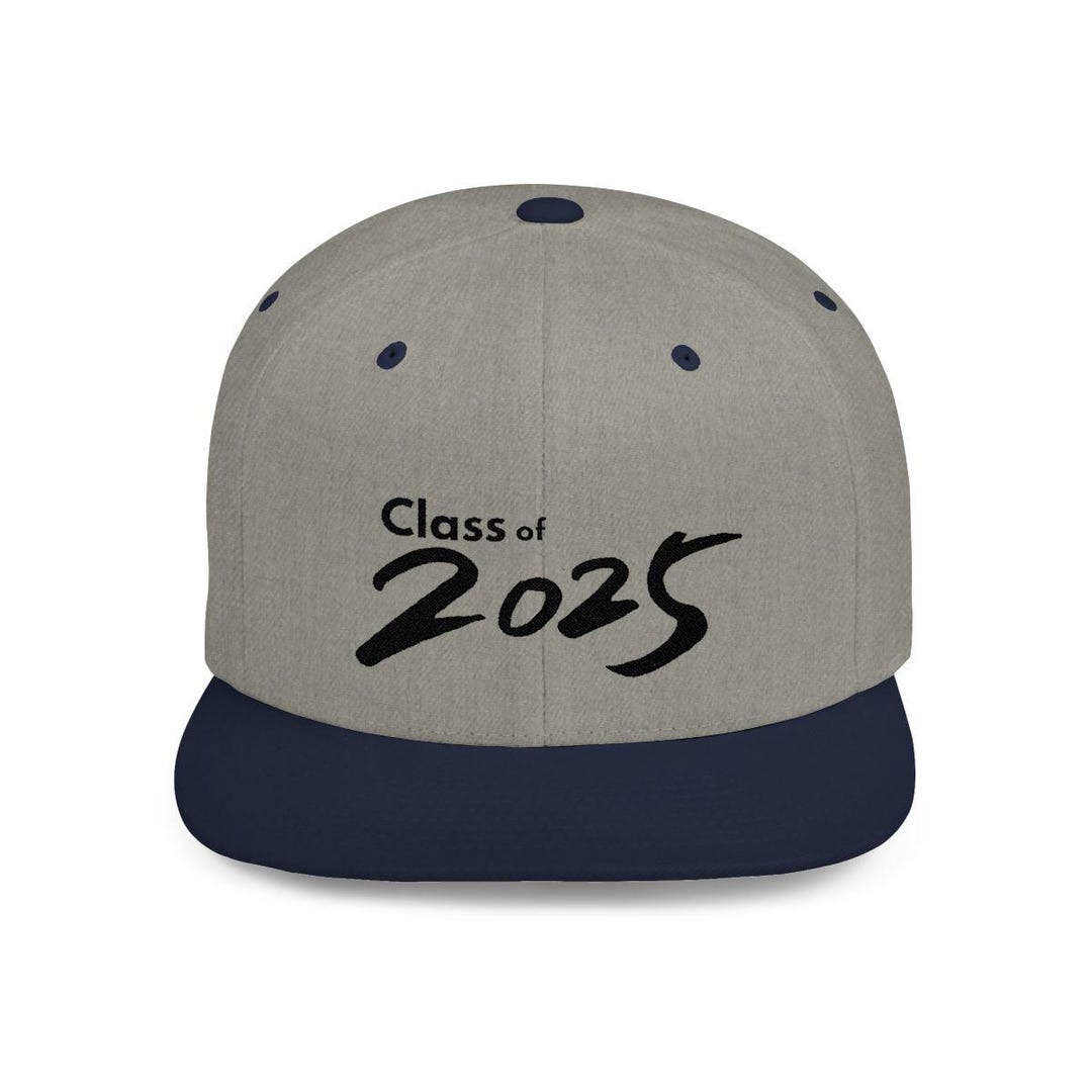 Class of 2025 Flat Bill Snapback Hat | Graduation Gift | Caps With ...