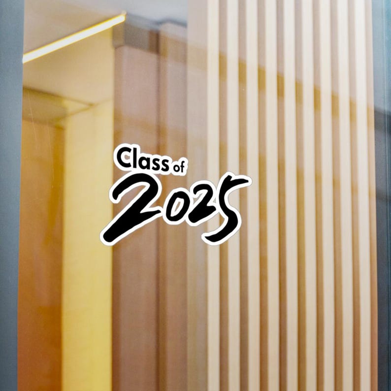 Class of 2025 Kiss-cut Vinyl Decal Graduation Gift Personalized Class ...