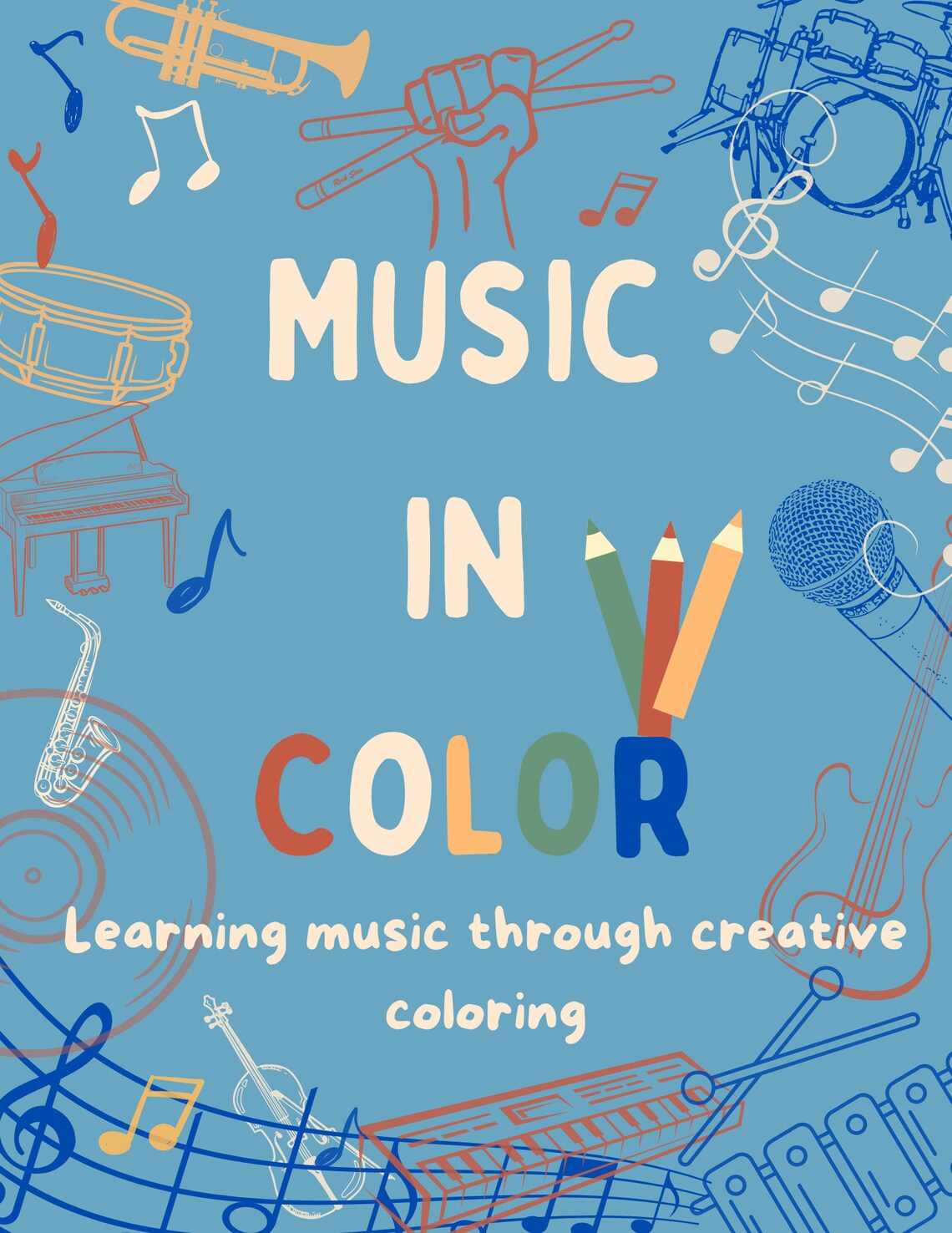 Music in Color - Littles Learning Music Through Coloring! - Etsy