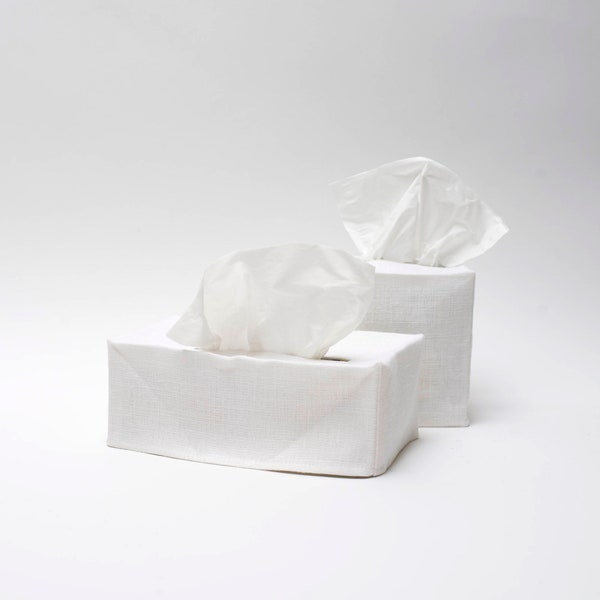 Linen Tissue Box Cover - Etsy