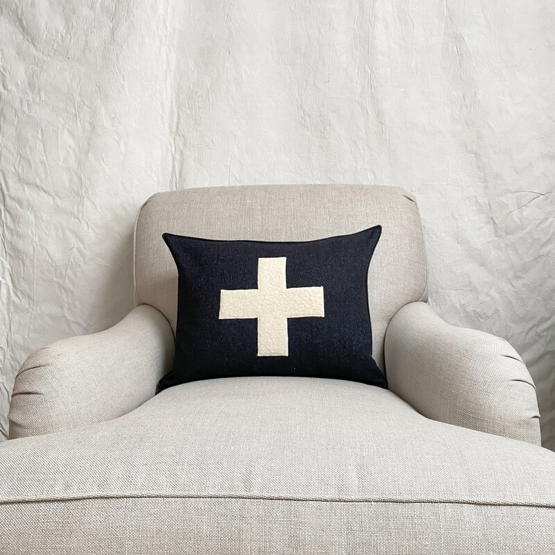 Cross Pillow - Etsy