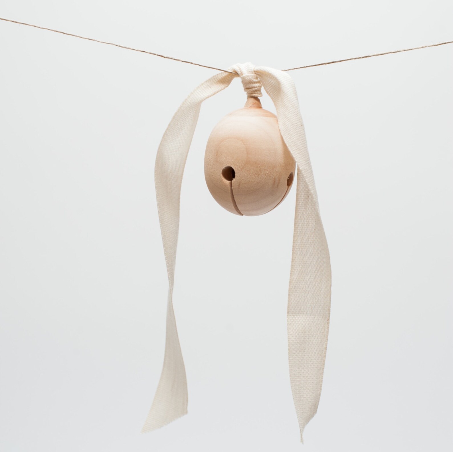 5 Wooden Bells - Etsy