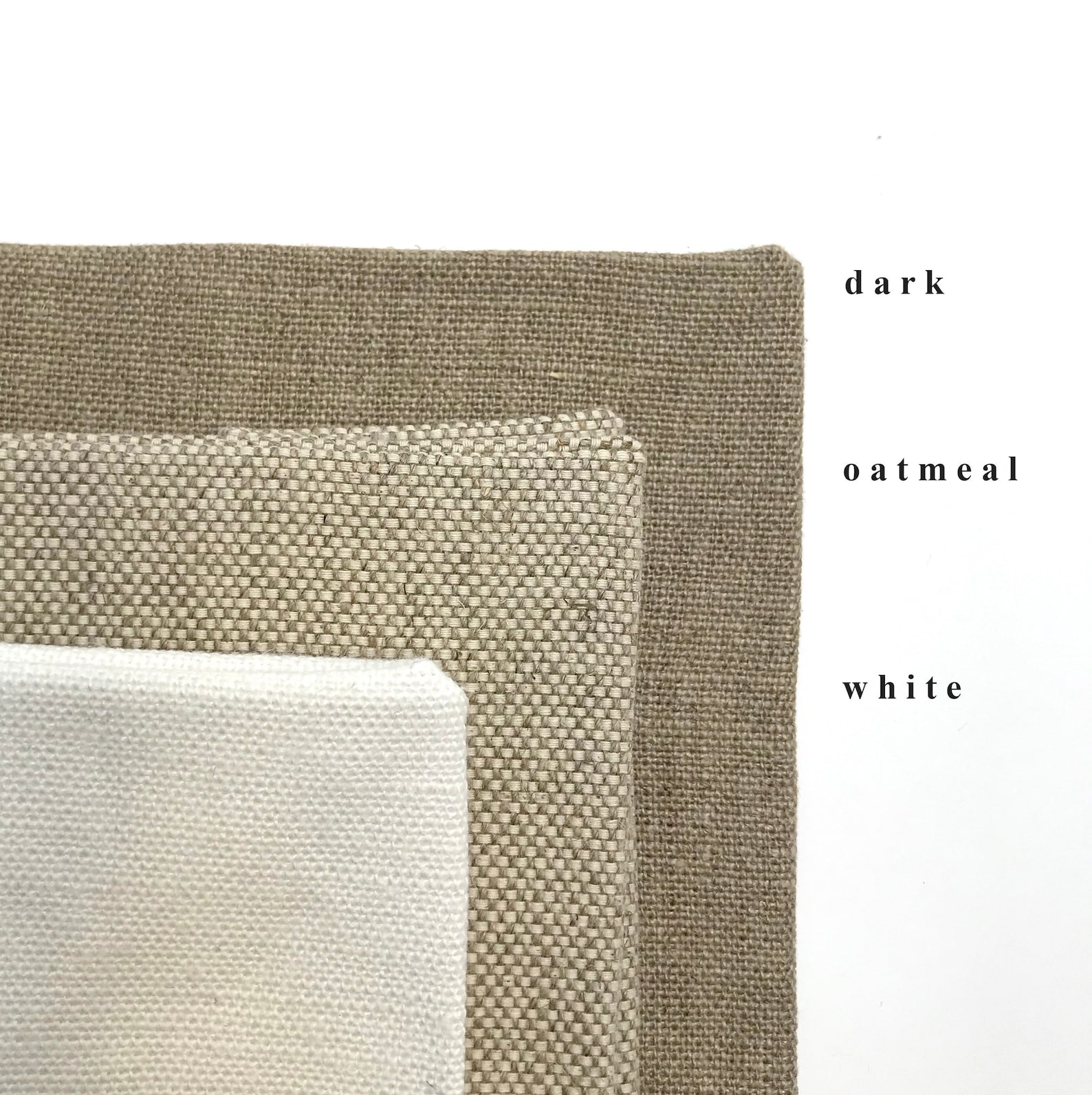 Linen Tissue Box Cover 100% Woven Linen With Cotton Muslin Lining ...