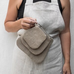 Mini Linen Pouches (dark Linen) - Etsy