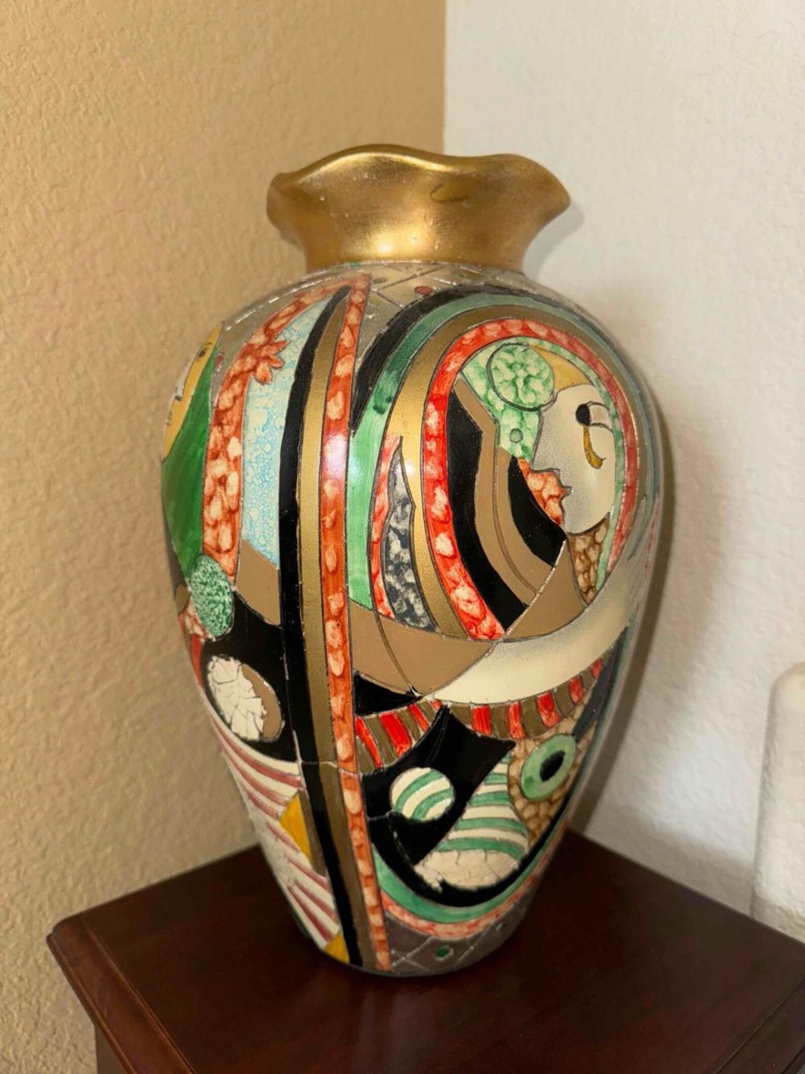 Vintage Cubism Picasso Style Vase - Etsy