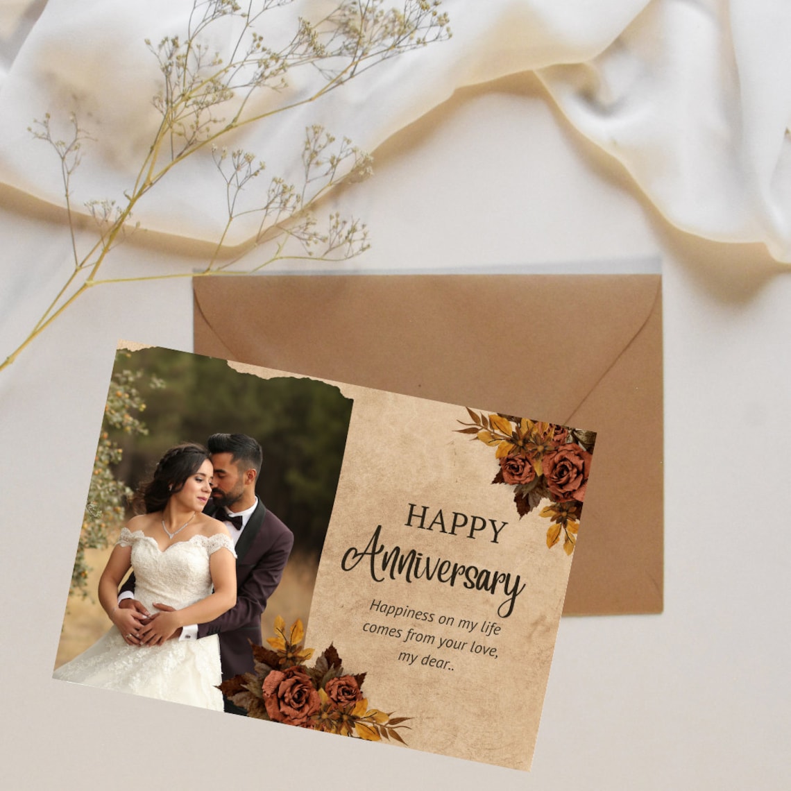 Aesthetic Anniversary Card, Cute Printable Design (digital) - Etsy