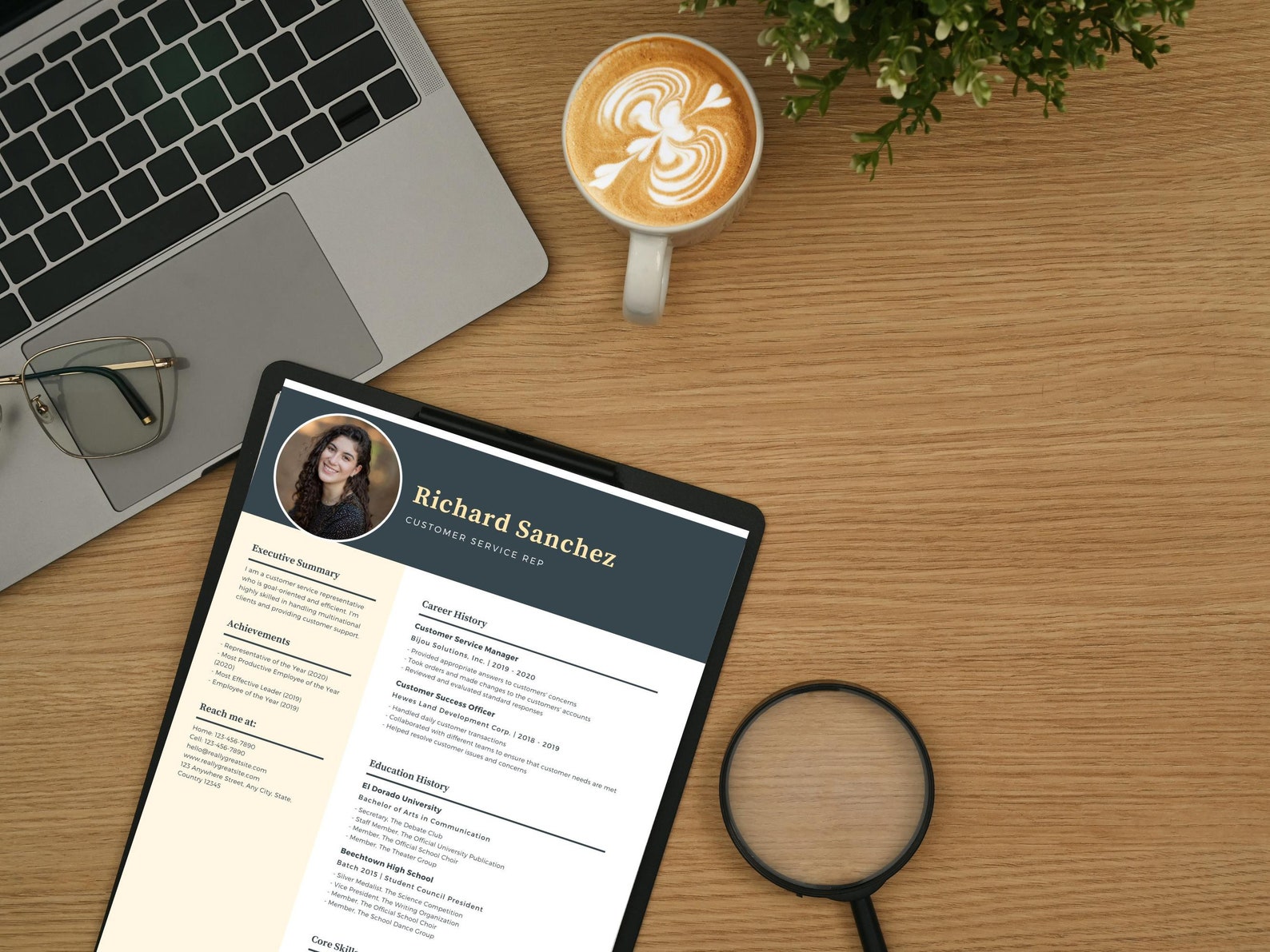CV TEMPLATE Resume Word. Professional Resume Template. Minimalist ...