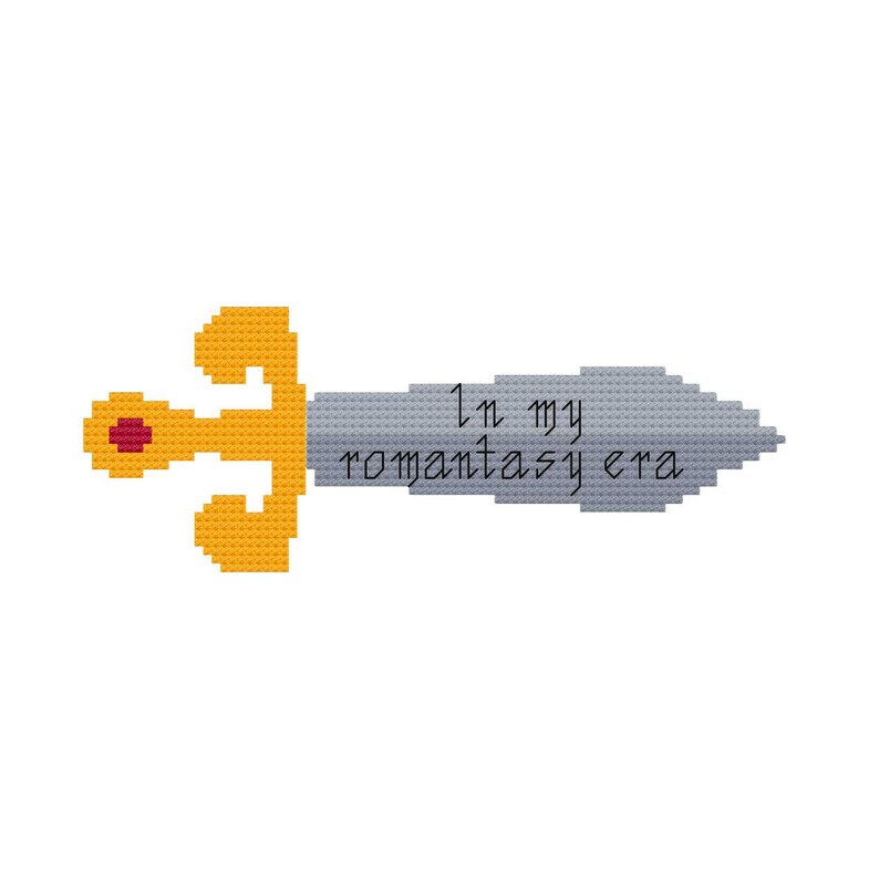 Romantasy Era Sword Cross Stitch Pattern PDF - Etsy