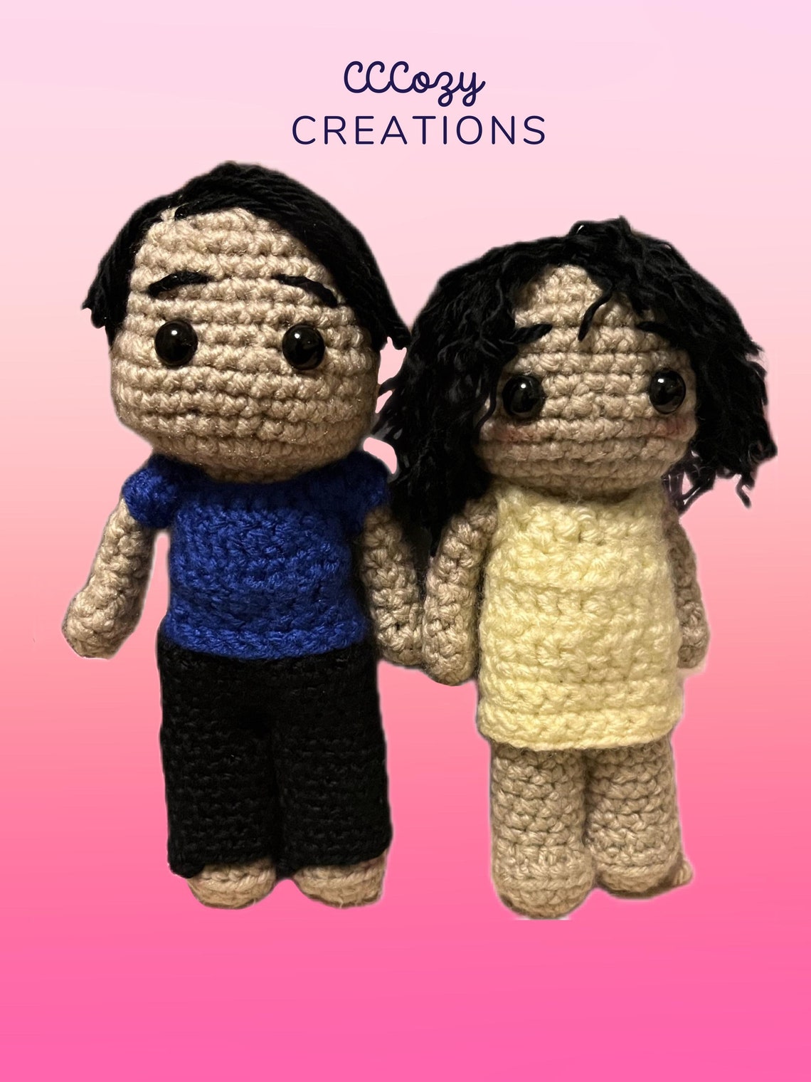 Custom Mini-me Crochet Amigurumi Dolls - Etsy